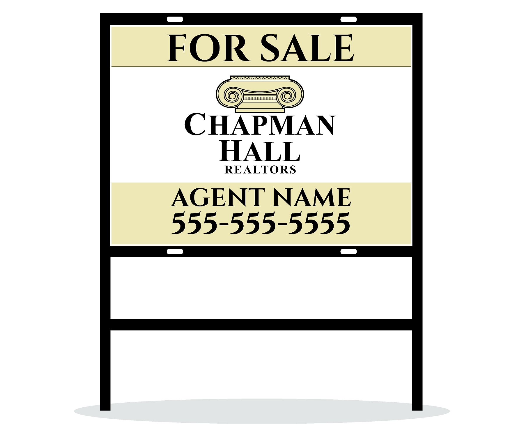 Chapman Hall Realty Signs | FREE SHIPPING | A Better Sign